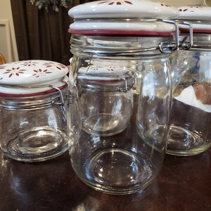 Set of 4 Temp-tations Old World Red Jars - Etsy
