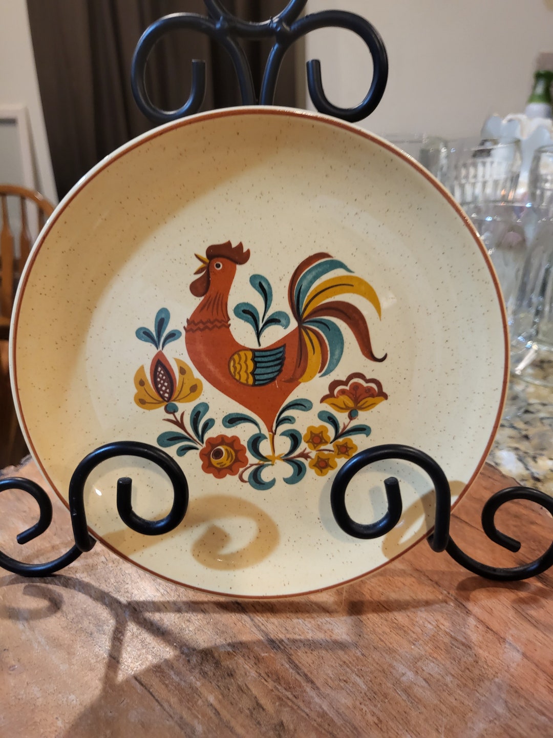 39 Pc Vintage TS&T Rooster Dinnerware - Etsy