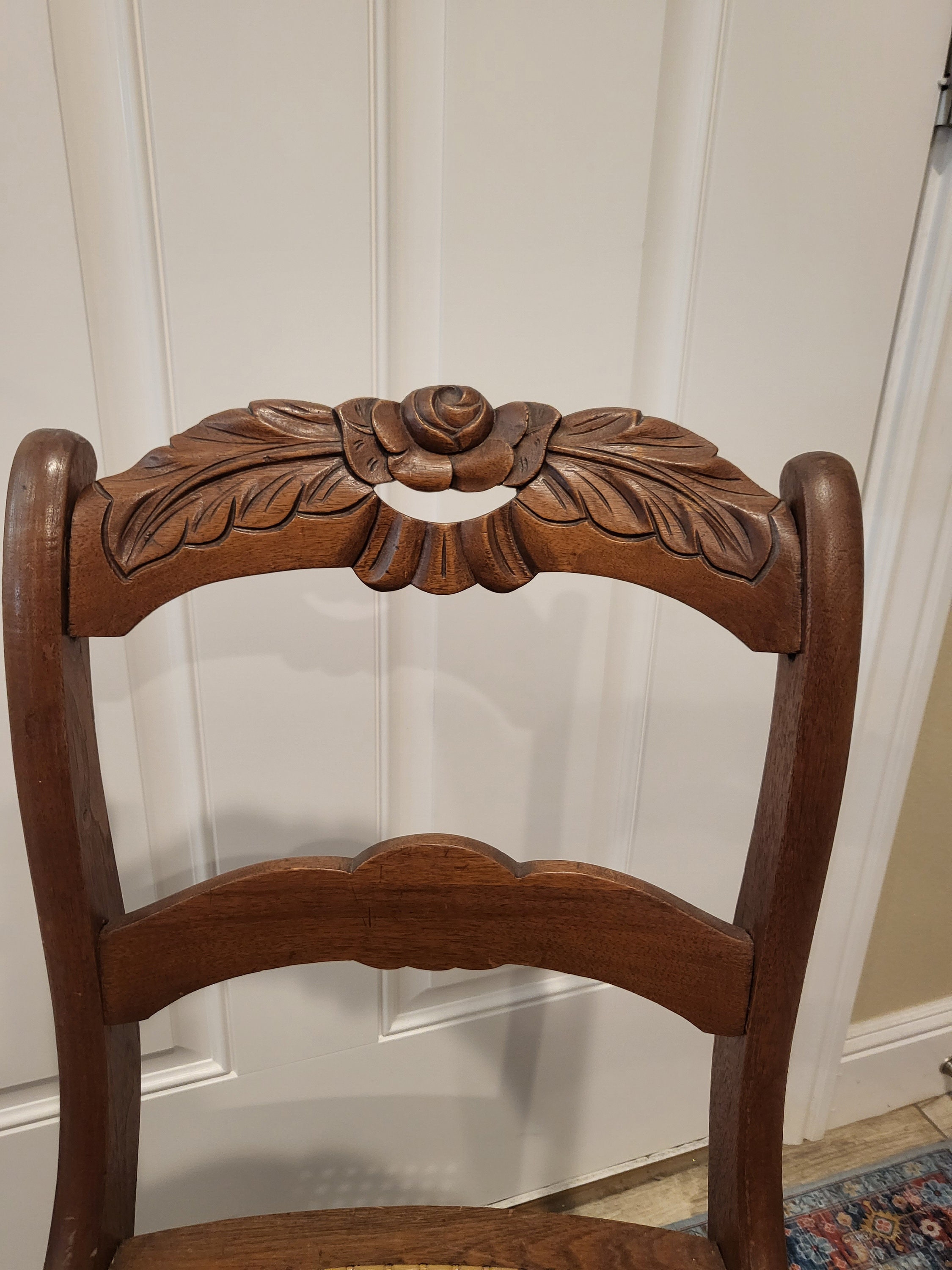 Late 19th Century Cane Bottom Chair - Etsy