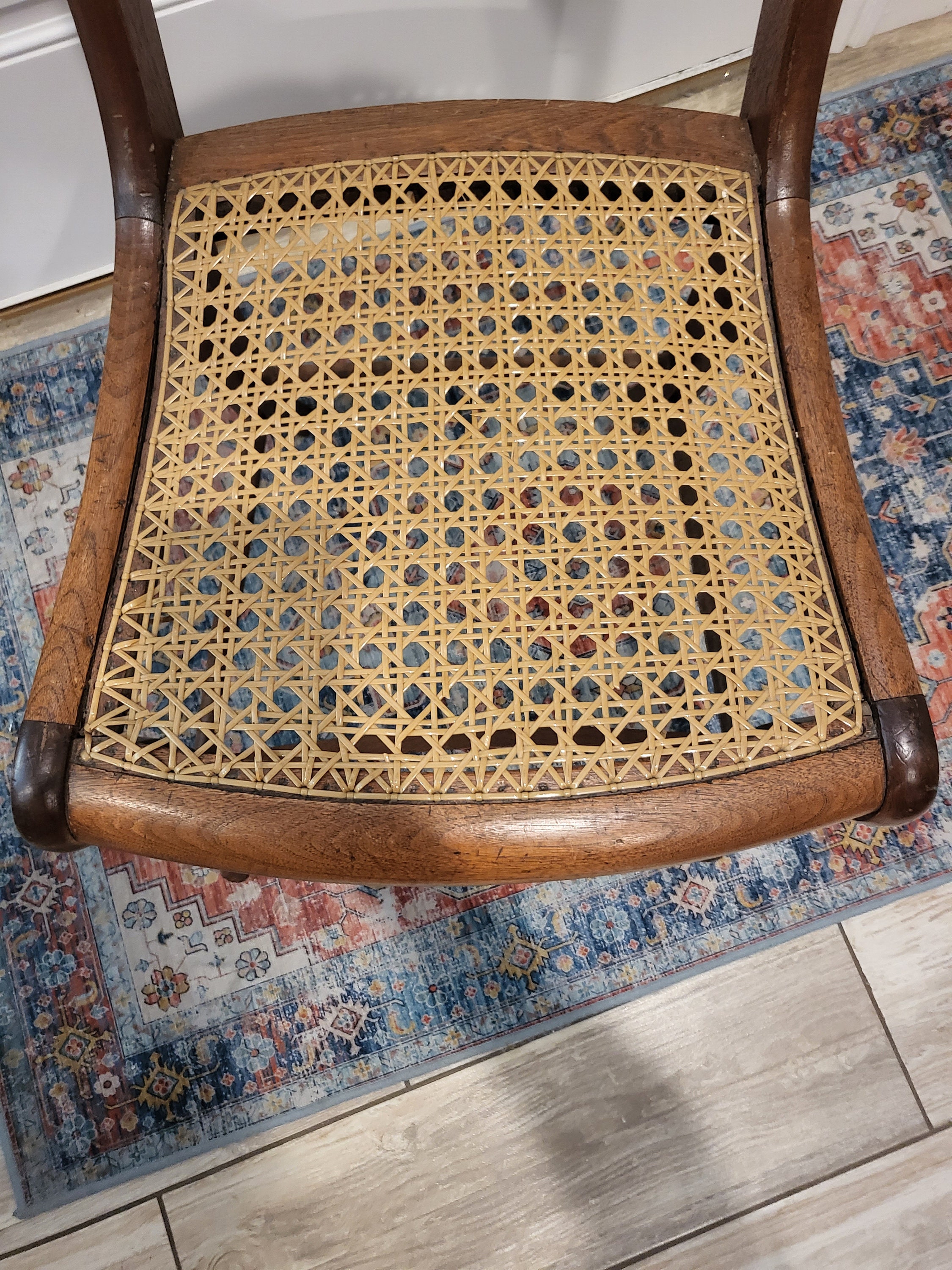 Late 19th Century Cane Bottom Chair - Etsy