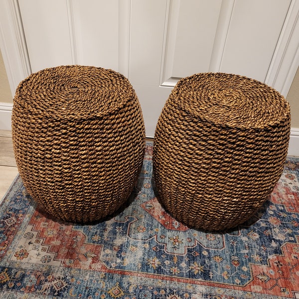 Wicker/rattan End Tables - Etsy
