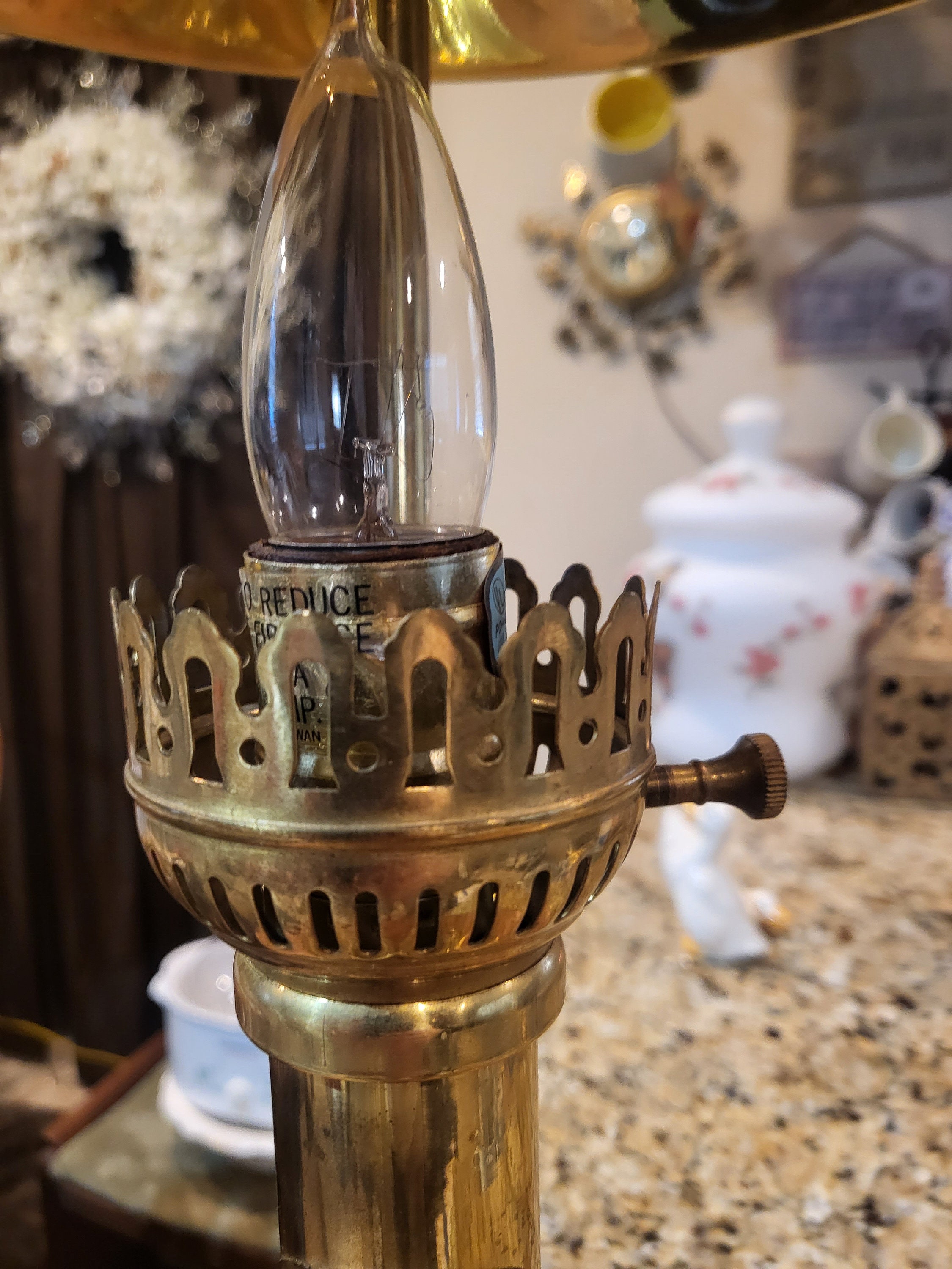 Vintage Orient Express Paris Istanbul Brass Table Lamp - Etsy