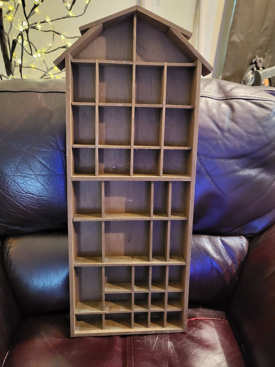 Vintage Barn Shaped Trinket Shelf - Etsy