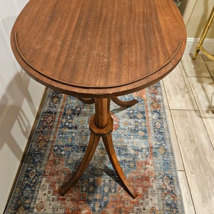 Antique Wood Side Table - Etsy