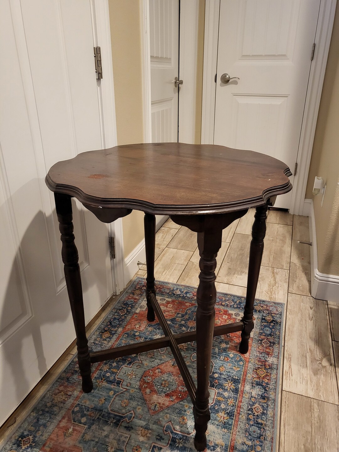 Antique Ornate Side Table - Etsy