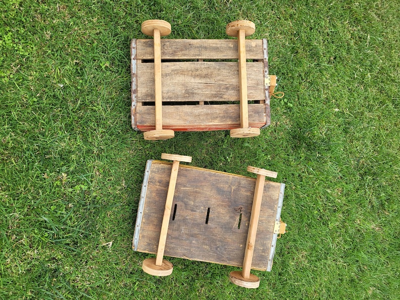 Vintage Coca-cola Crate Wagon - Etsy