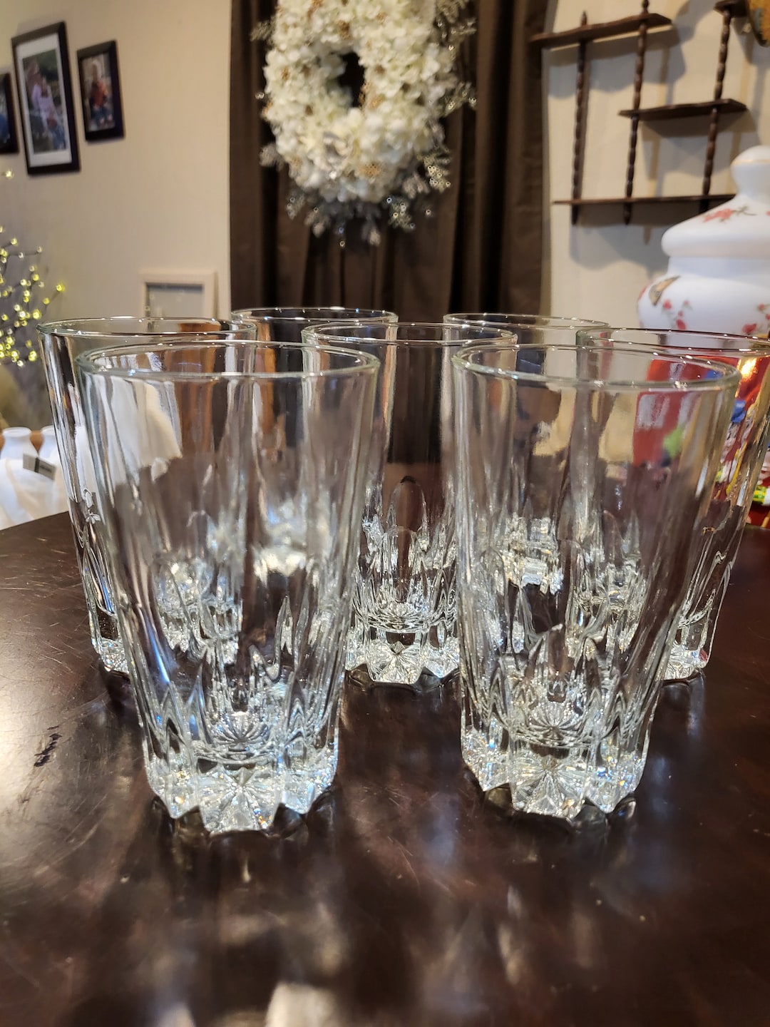 Set of 7 Vintage Princess House Crystal Glasses - Etsy