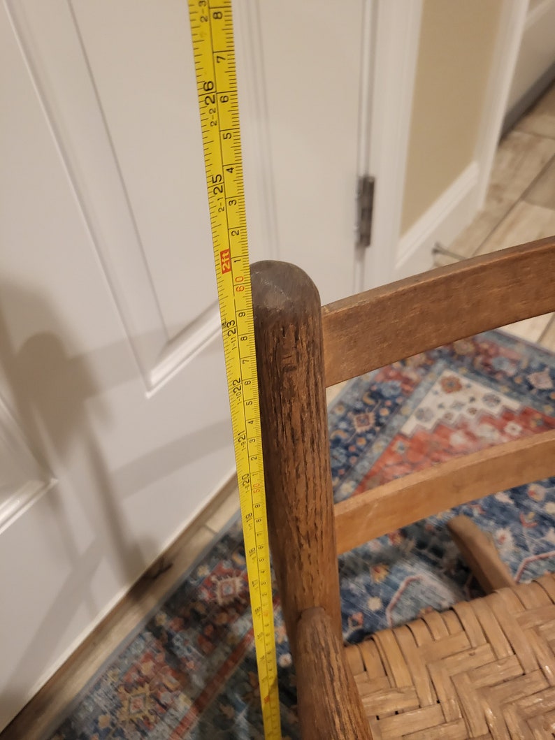 Antique Childs Rocking Chair Cane Bottom Rocking Chair - Etsy