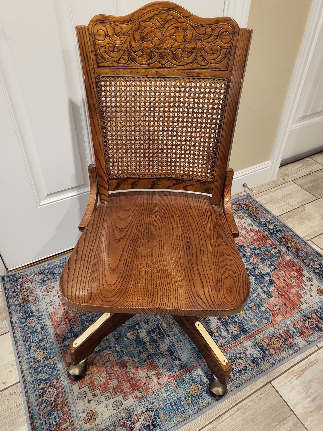 Vintage Pioneer Mfg Swivel Desk Chair - Etsy