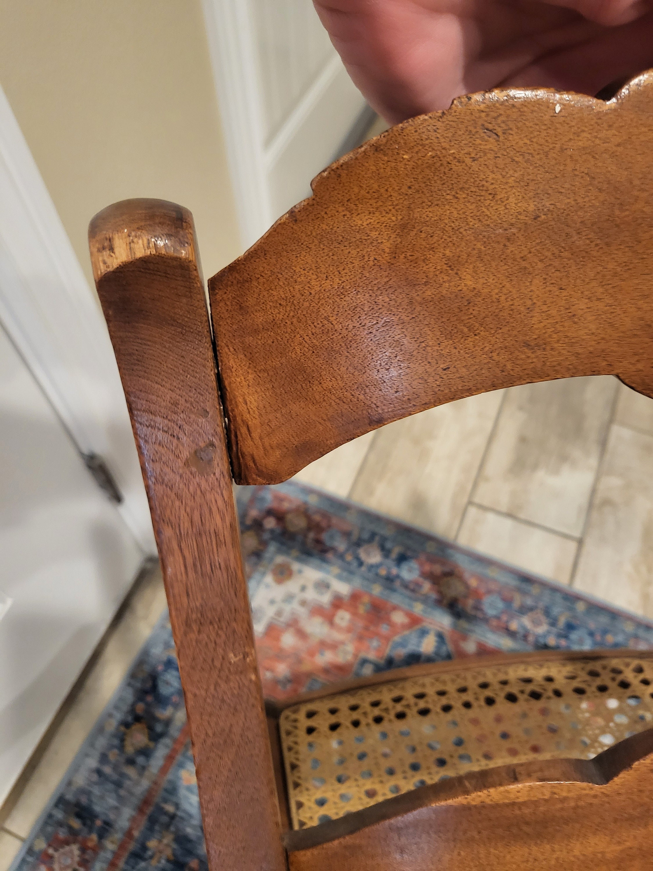 Late 19th Century Cane Bottom Chair - Etsy