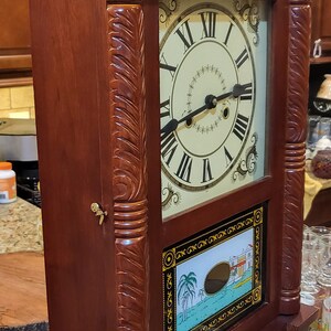 Vintage Pillar & Splat Clock - Etsy