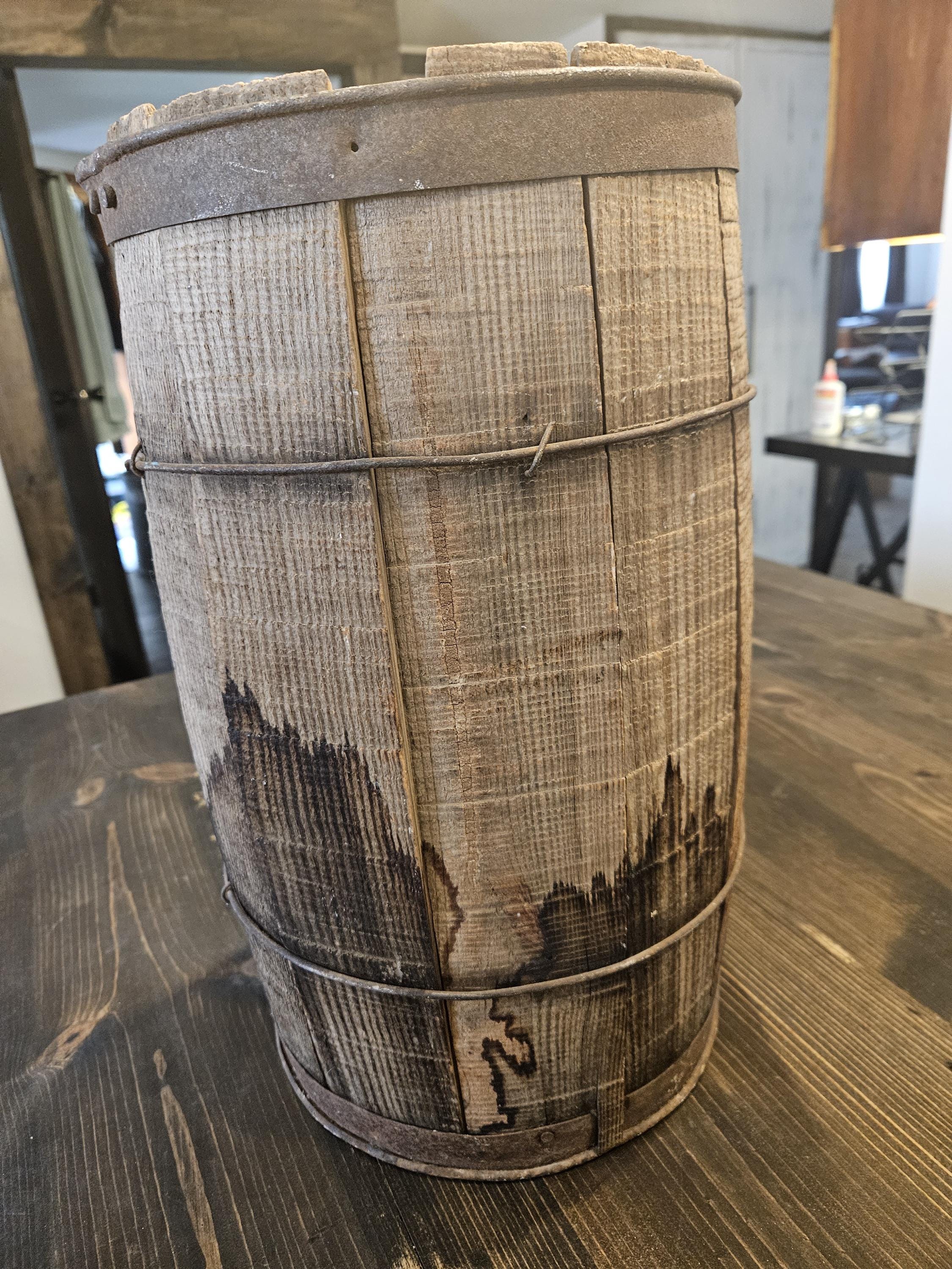 Antique Nail Shipping Keg Barrel - Etsy