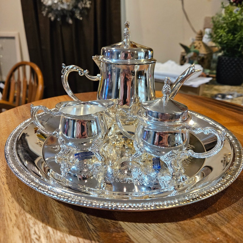 Silver Tea Set - Etsy