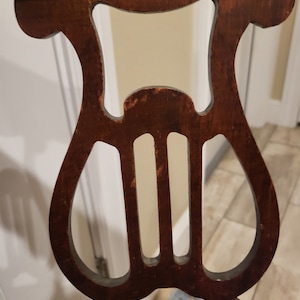 Vintage Duncan Phyfe Style Harp/lyre Back Chair - Etsy