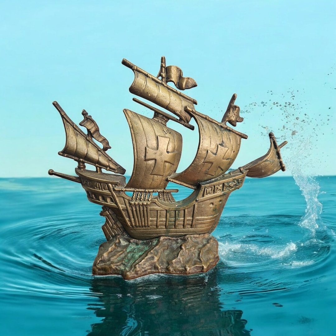 Antique Solid Brass Ship Door Stop - Etsy