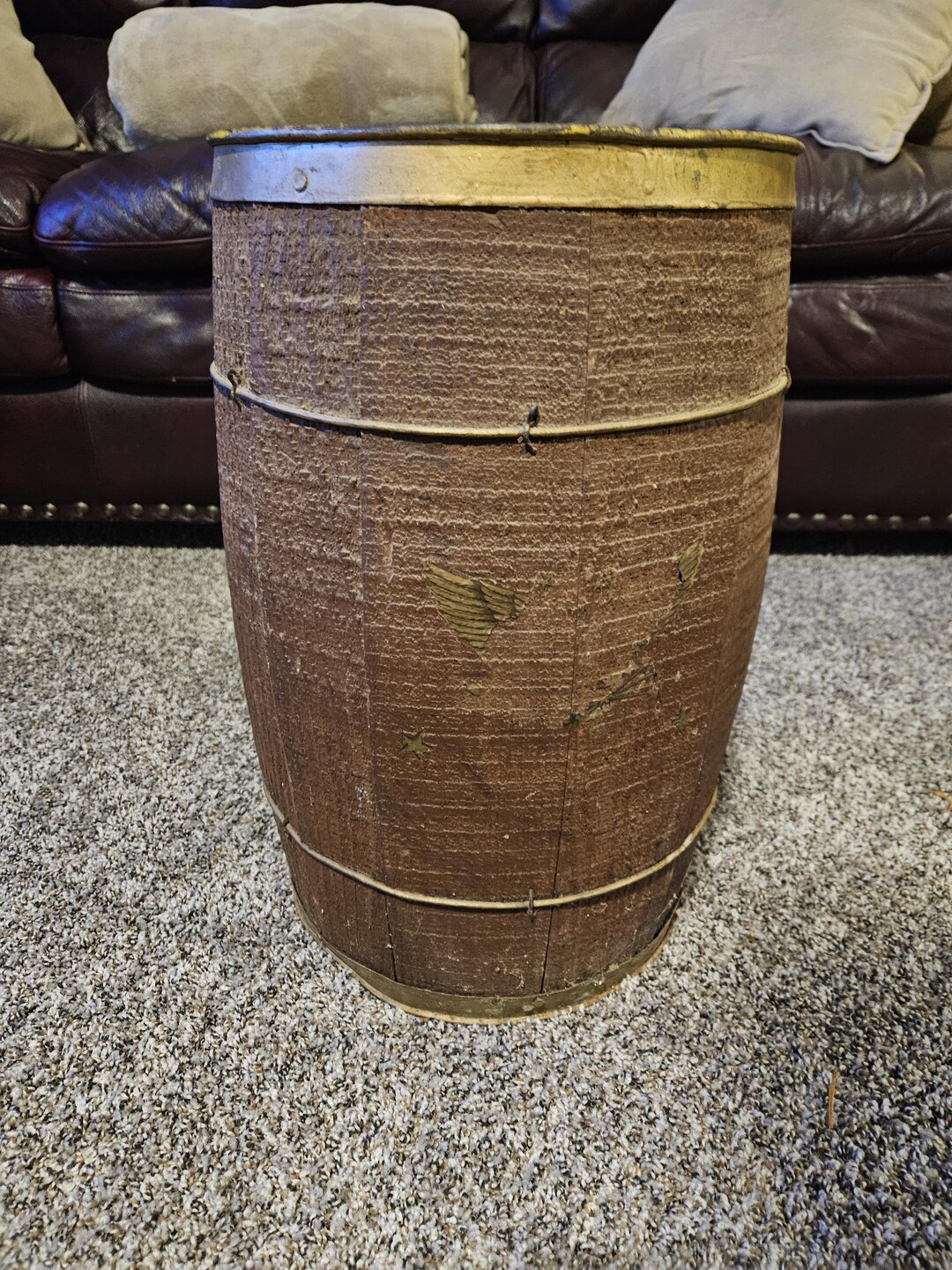 Antique Nail Shipping Keg Barrel - Etsy