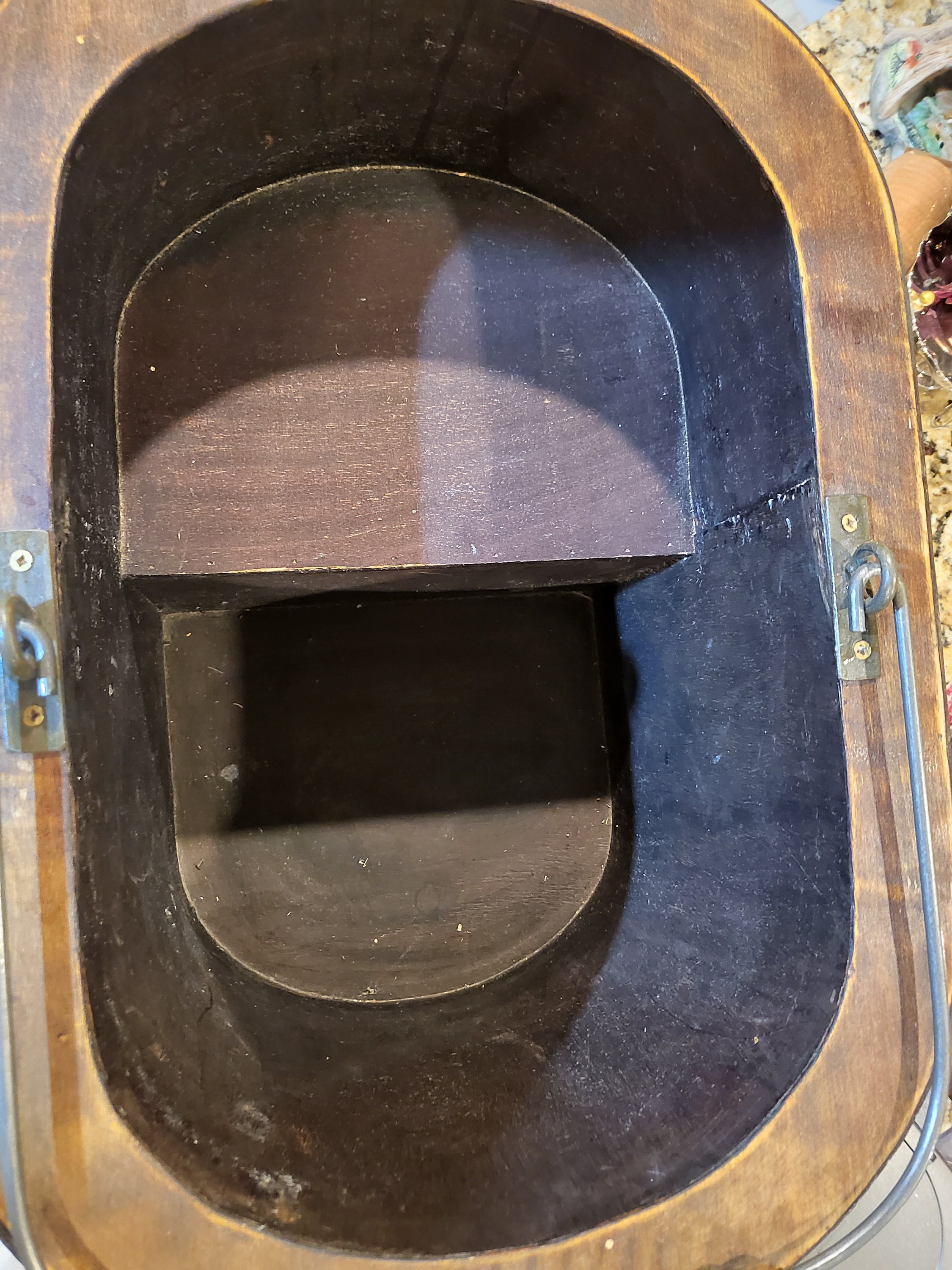 Vintage Wooden Stair Bucket - Etsy