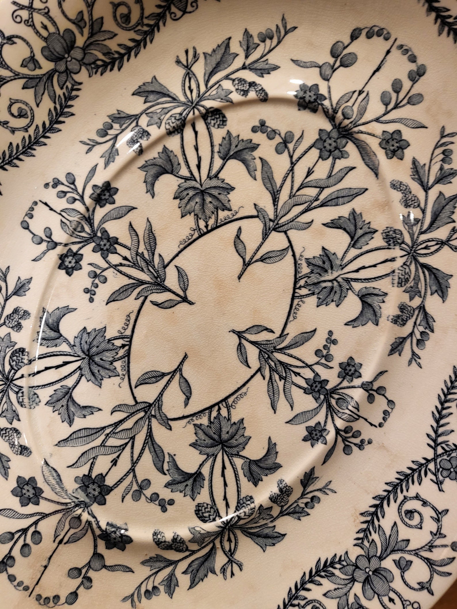 Antique T & R Boote Lahore Soup Tureen, Blue Transferware, 1885 - Etsy