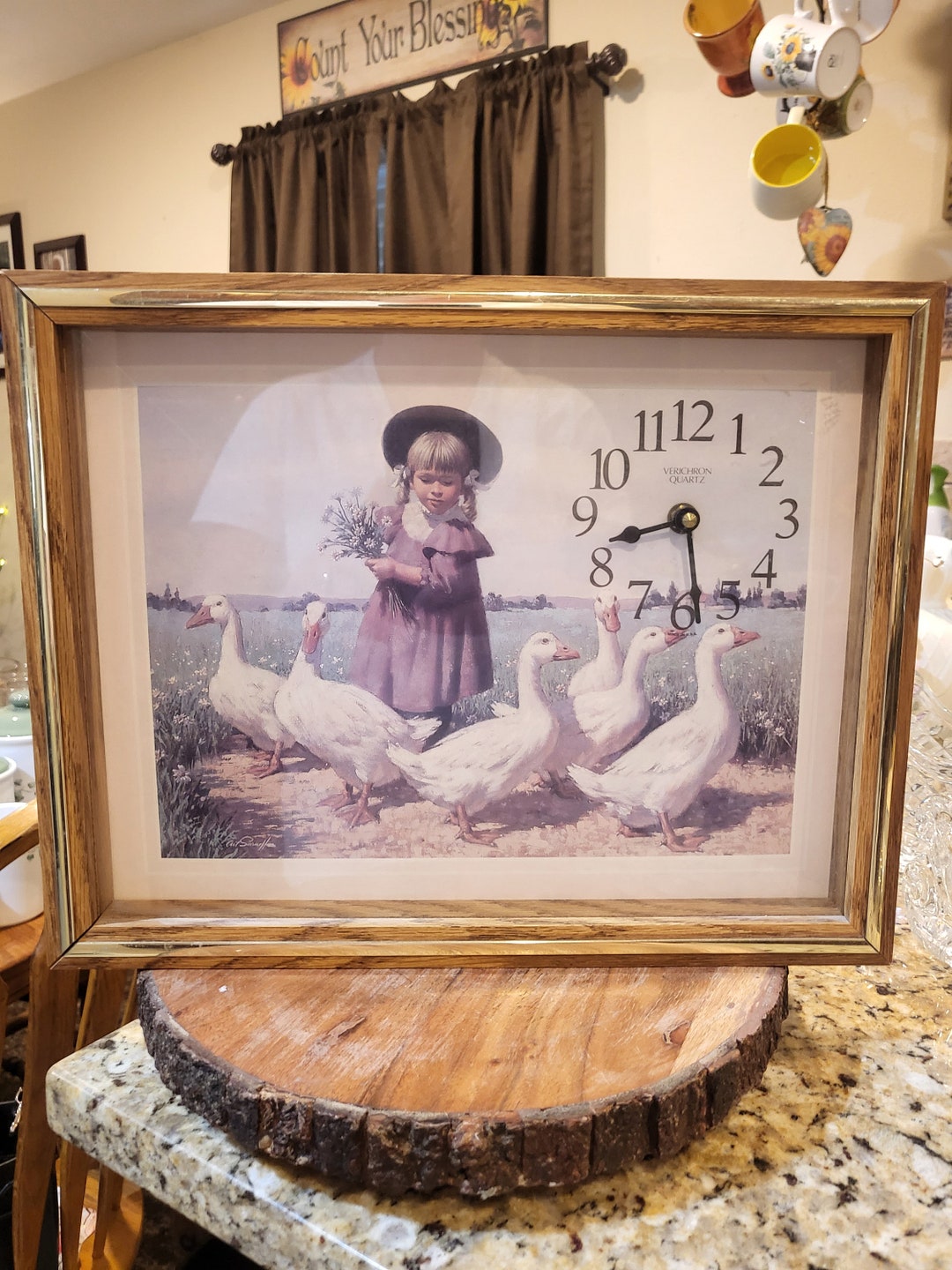 Vintage Goose Clock - Etsy