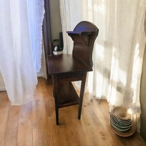 Vintage Solid Wood Wash Stand With Drawer and Shelf - Etsy