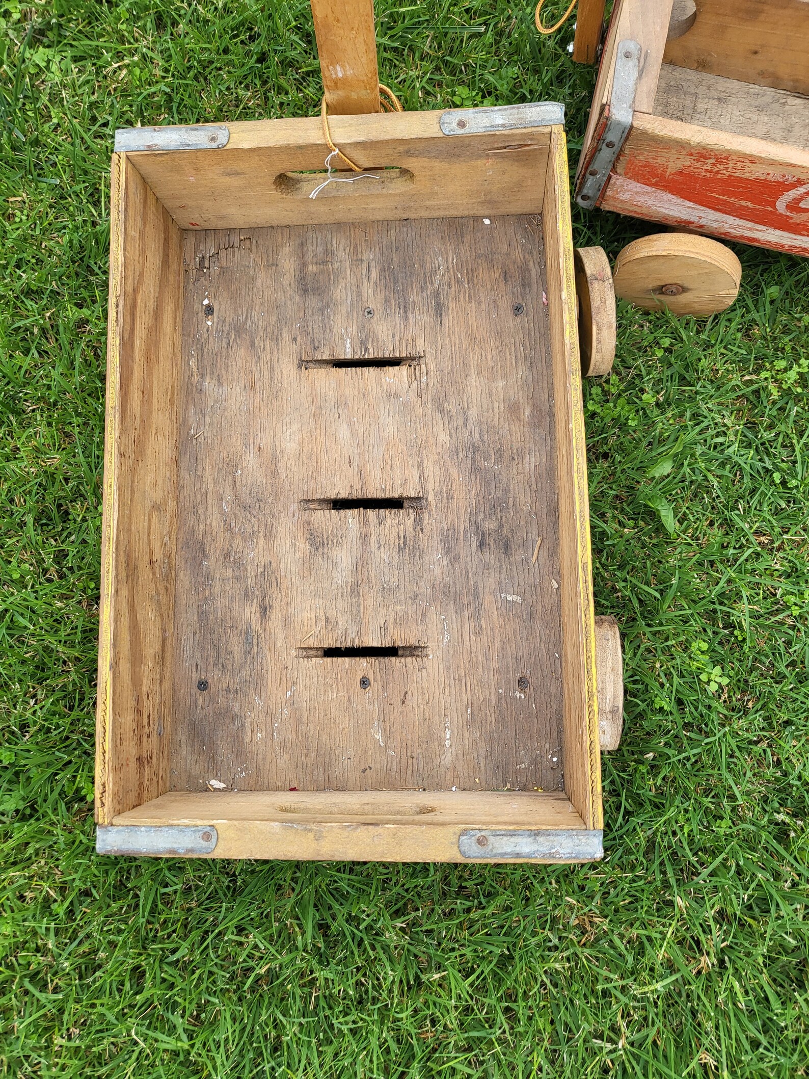 Vintage Coca-cola Crate Wagon - Etsy