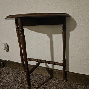 Antique Half Moon Console Table - Etsy