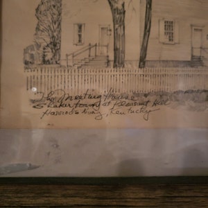 Vintage Charles H Overly Signed Original the Meeting House Custom ...