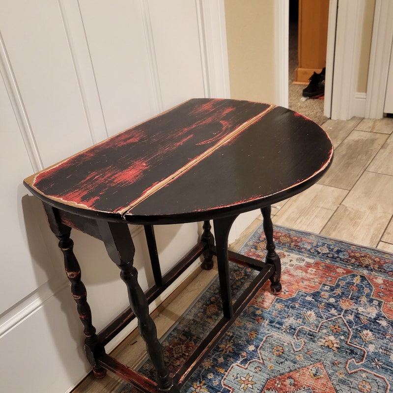 Antique Folding Table - Etsy