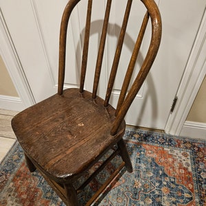 Antique Spindle Back Chair - Etsy