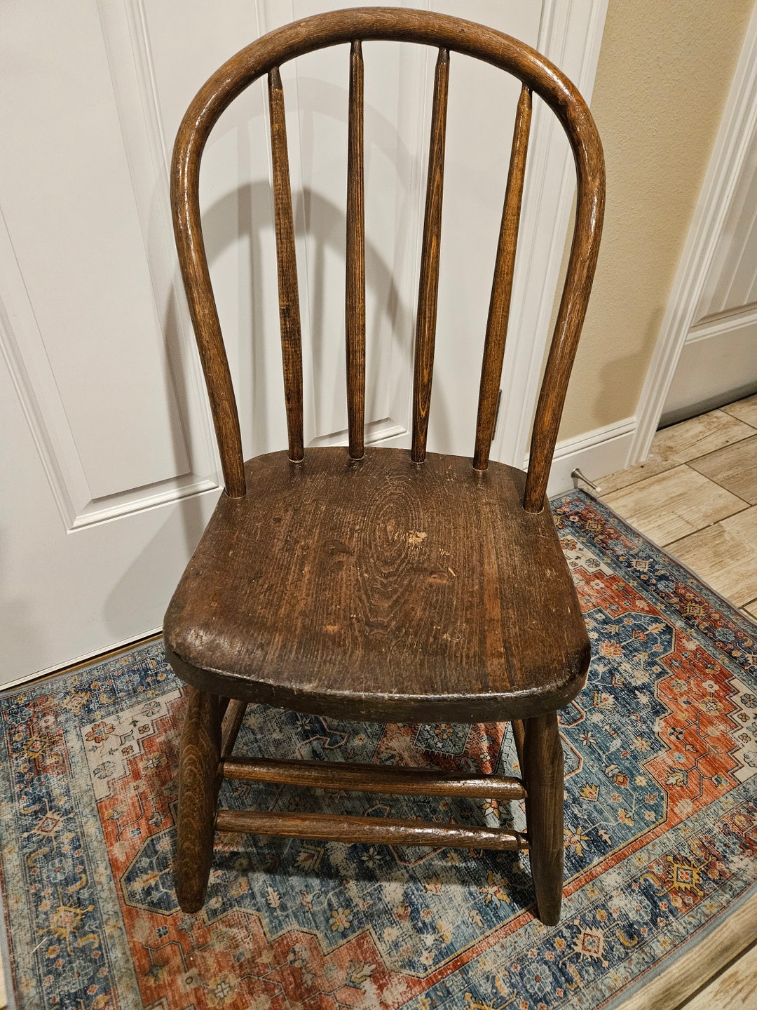 Antique Spindle Back Chair - Etsy