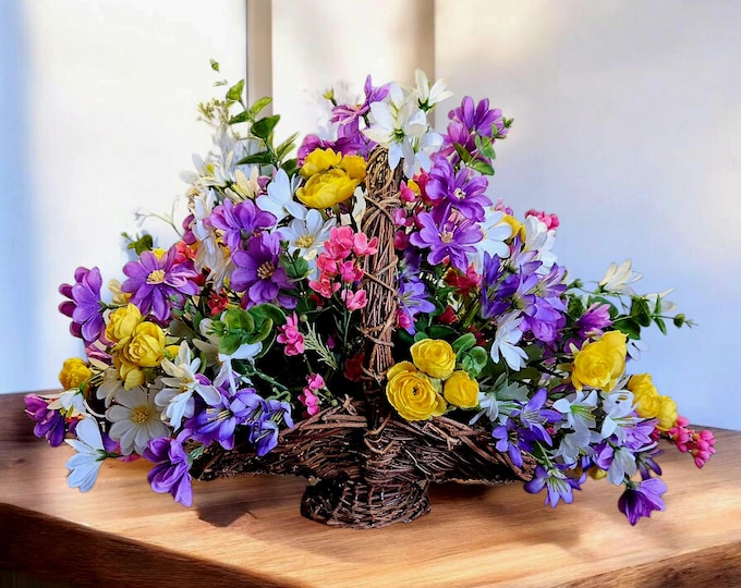 Mother's Day Black Eyed Susan Texas Bluebell Floral Arrangement in ...