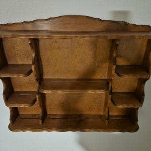 Vintage Maple Wall Hanging Curio Shelf. Sherry's Maple 31 Califirnia - Etsy