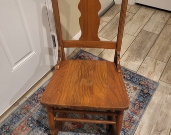 Beautiful Antique Walnut Splat Tapered Back Windsor Chair - Etsy