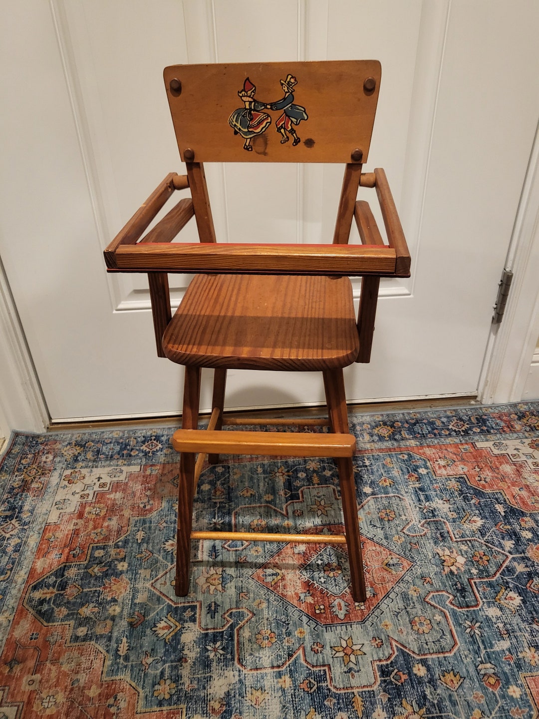 Vintage Doll High Chair - Etsy