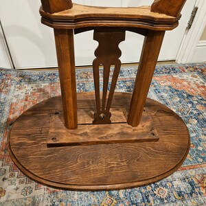 Antique Wood Side Table - Etsy