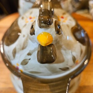 Pair of Temp-tations Old World Chicken/hen Canisters - Etsy