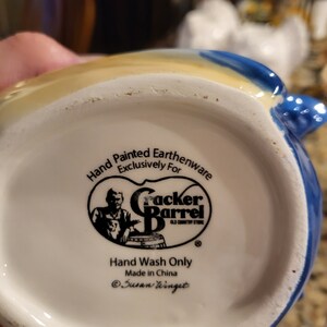 Vintage Cracker Barrel Rooster Sponge Dish & Plate - Etsy