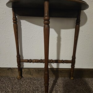 Antique Half Moon Console Table - Etsy