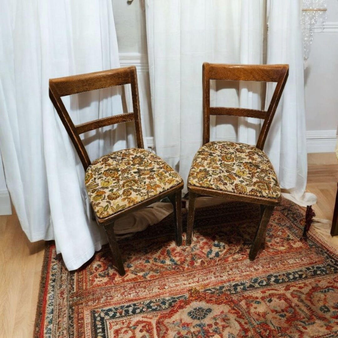 Pair of William Volker & Co Vintage Dining Chairs - Etsy