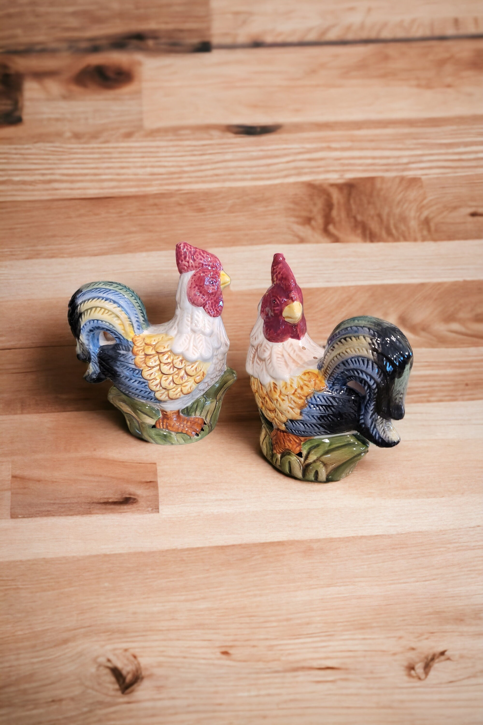 Vintage Jay Imports Rooster Cookie Jar Teapot and Salt & - Etsy