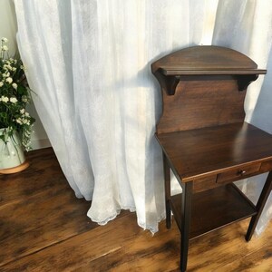 Vintage Solid Wood Wash Stand With Drawer and Shelf - Etsy