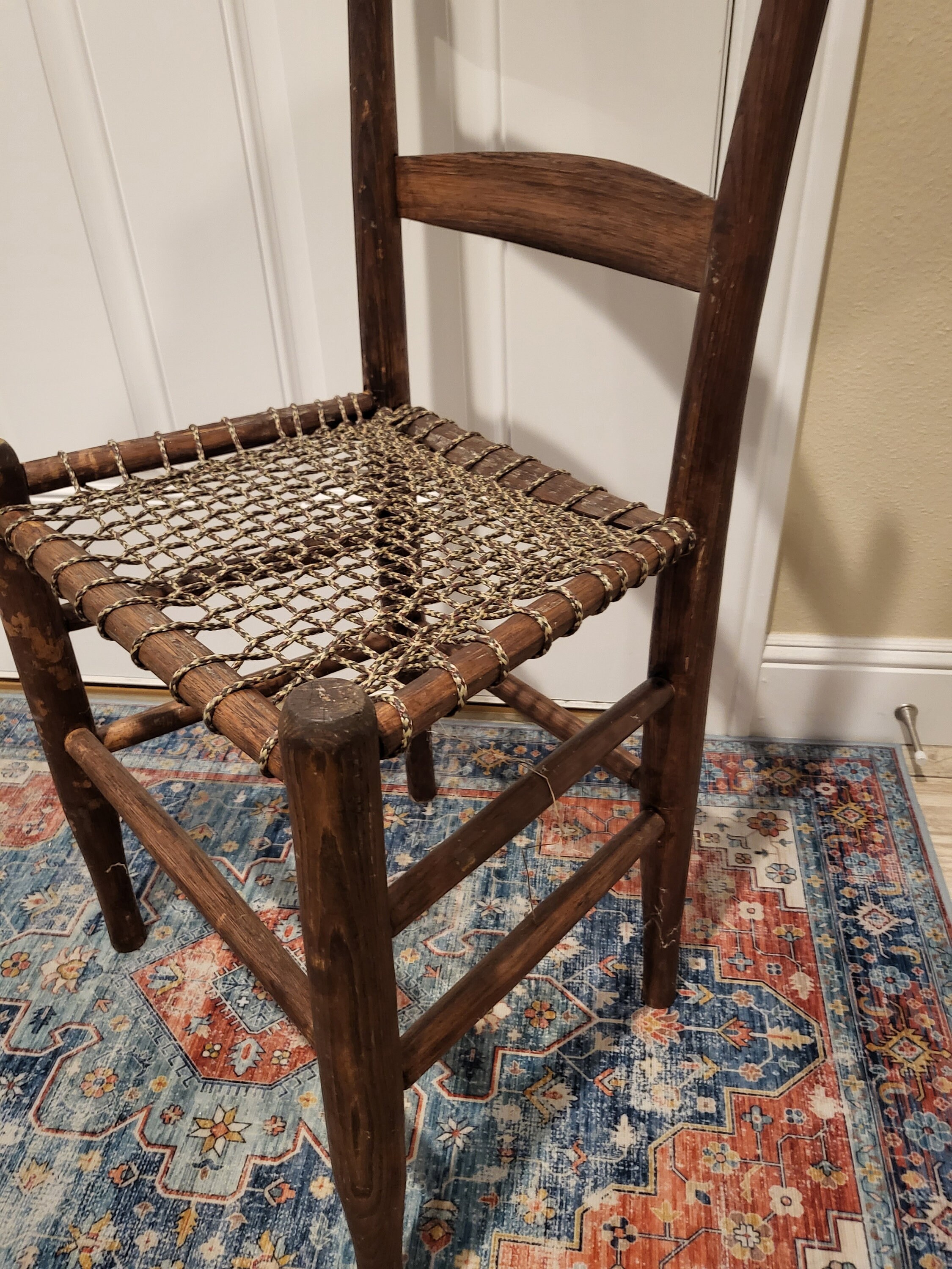 Antique Ladder Back Chair - Etsy