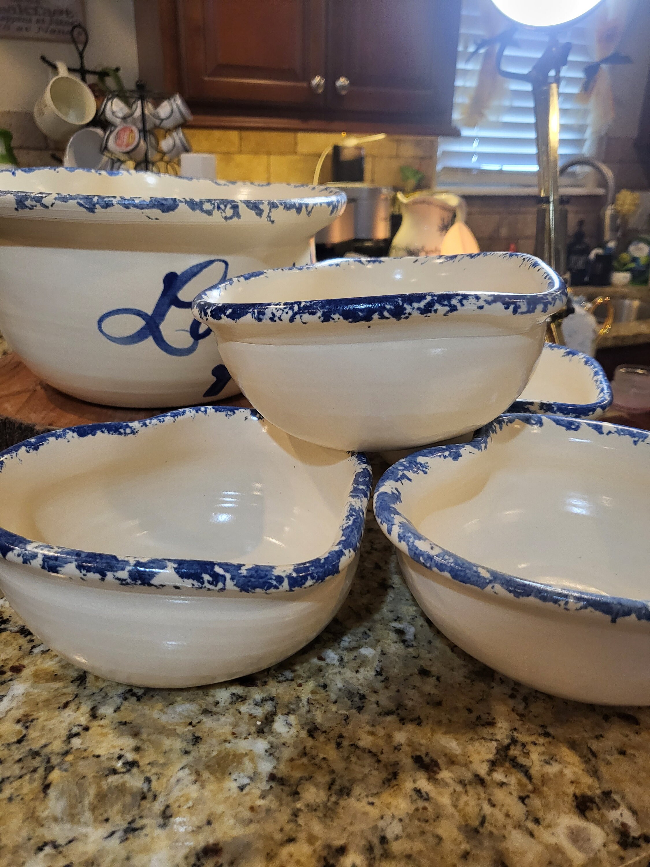 Vintage Casey's Pottery Popcorn Set - Etsy