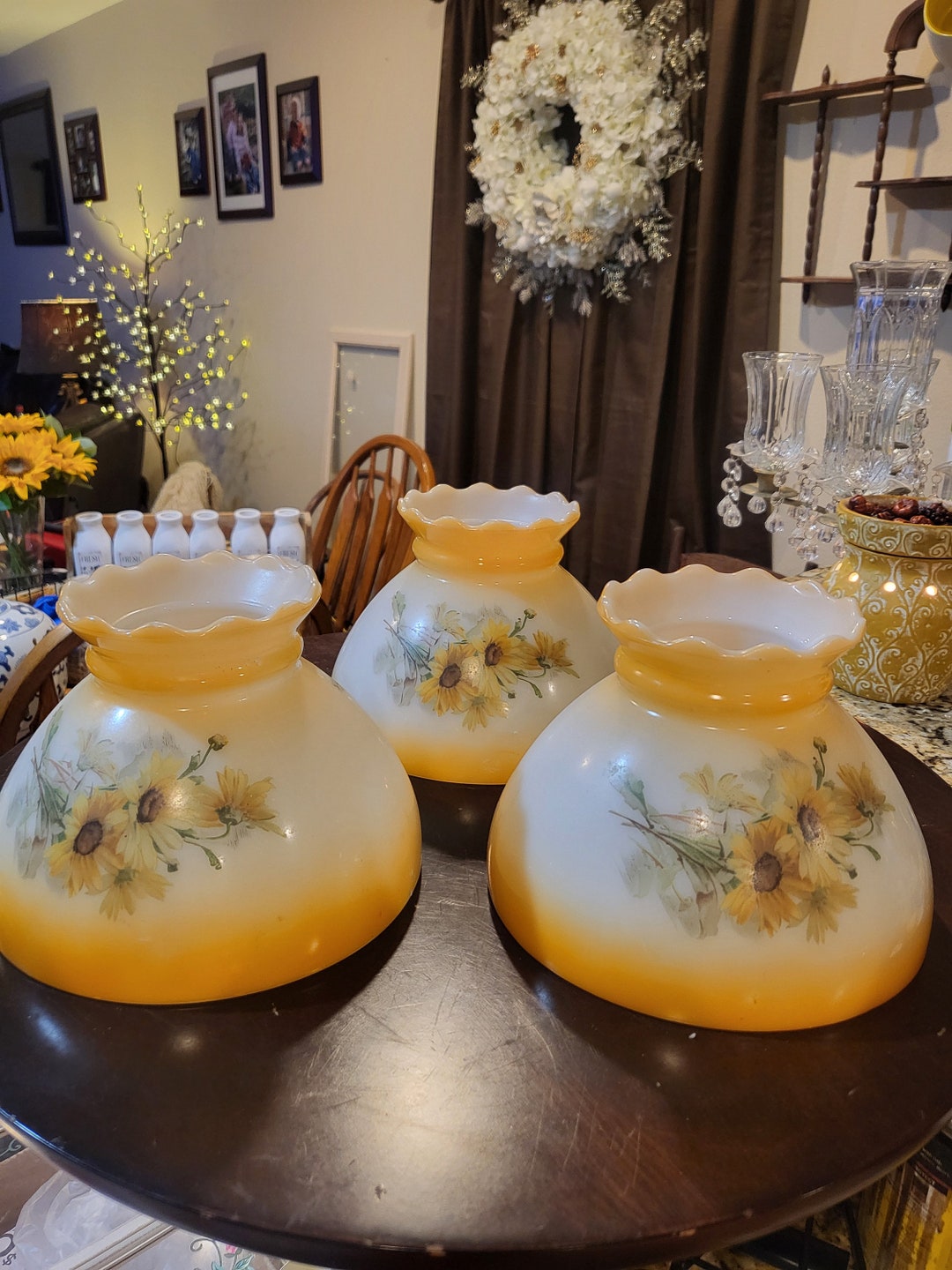 Set of 3 1940s Lamp Shades - Etsy