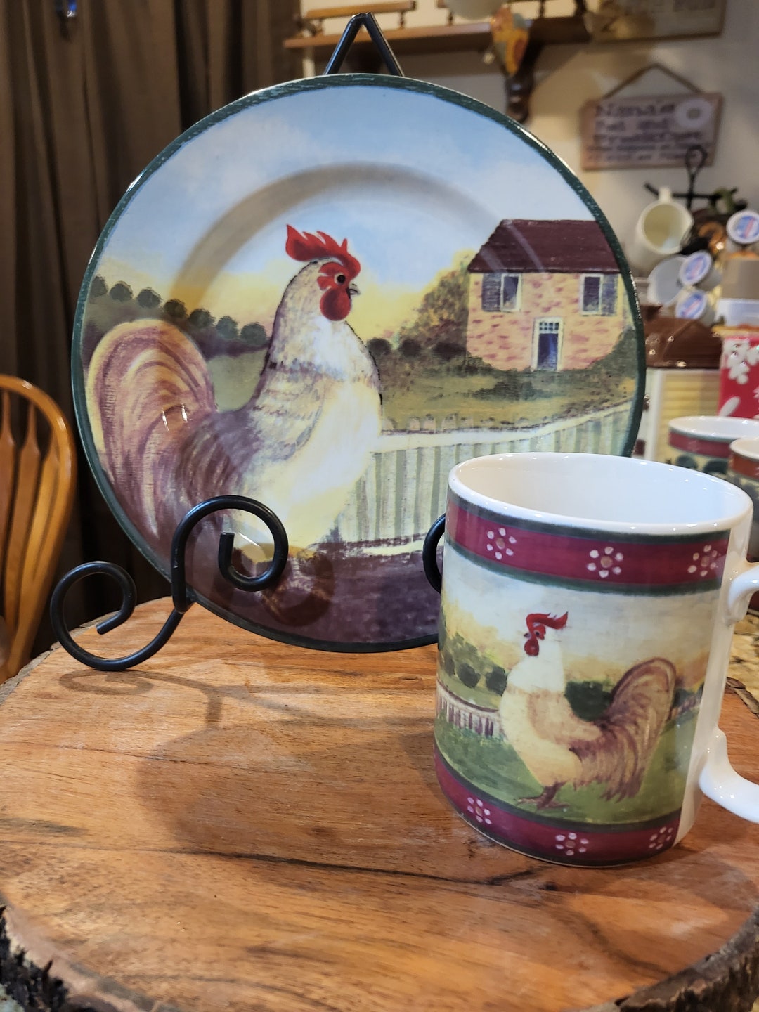 12 Pc Set 1995 Block Country Farm by Gear Dinnerware - Etsy