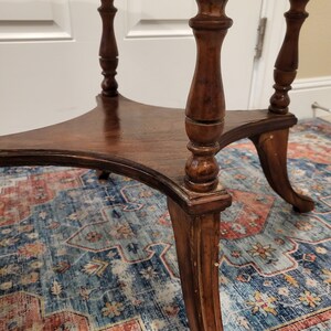 Antique Scalloped Edge Table - Etsy