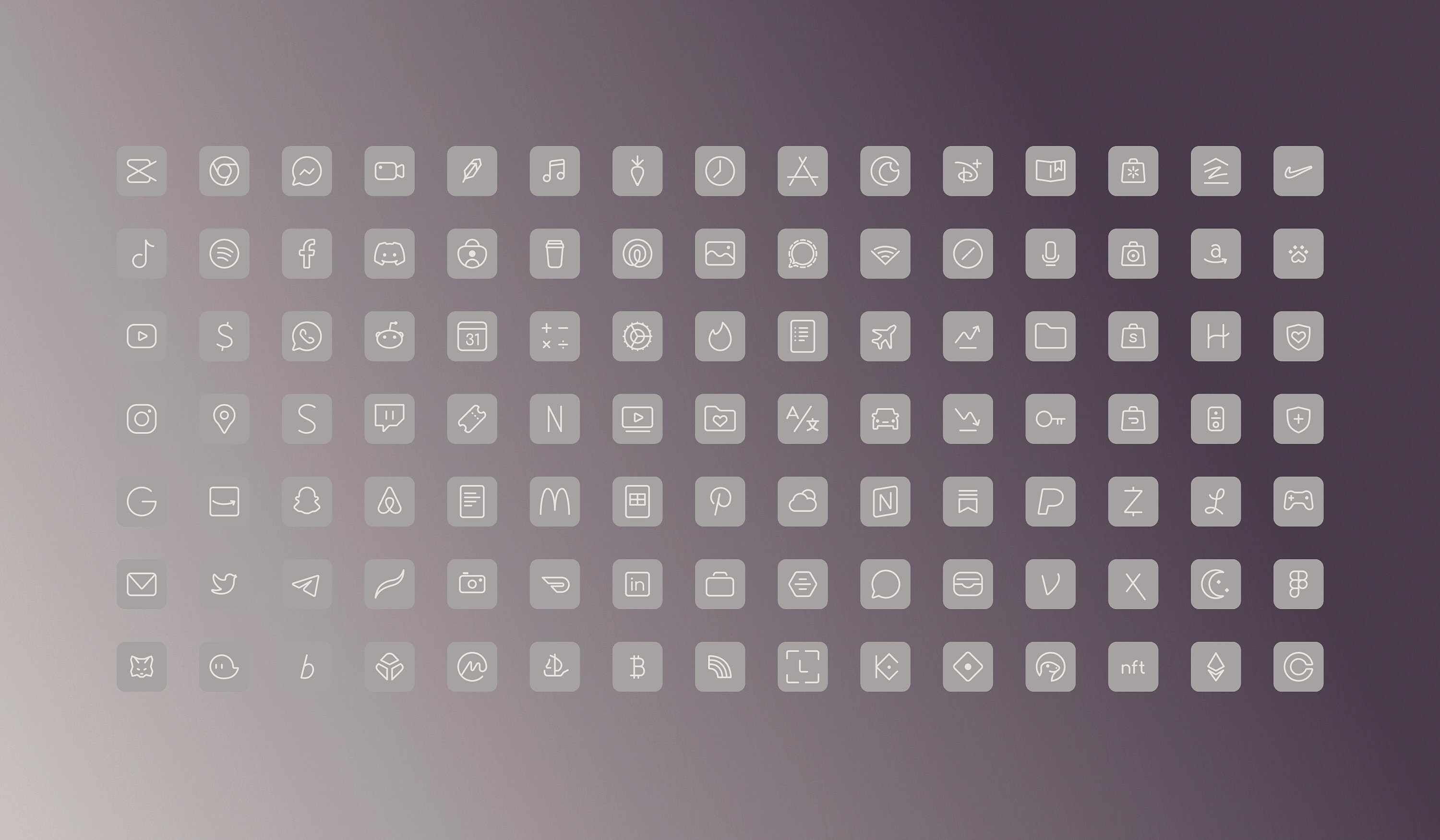 Minimal Ios Icons - Etsy