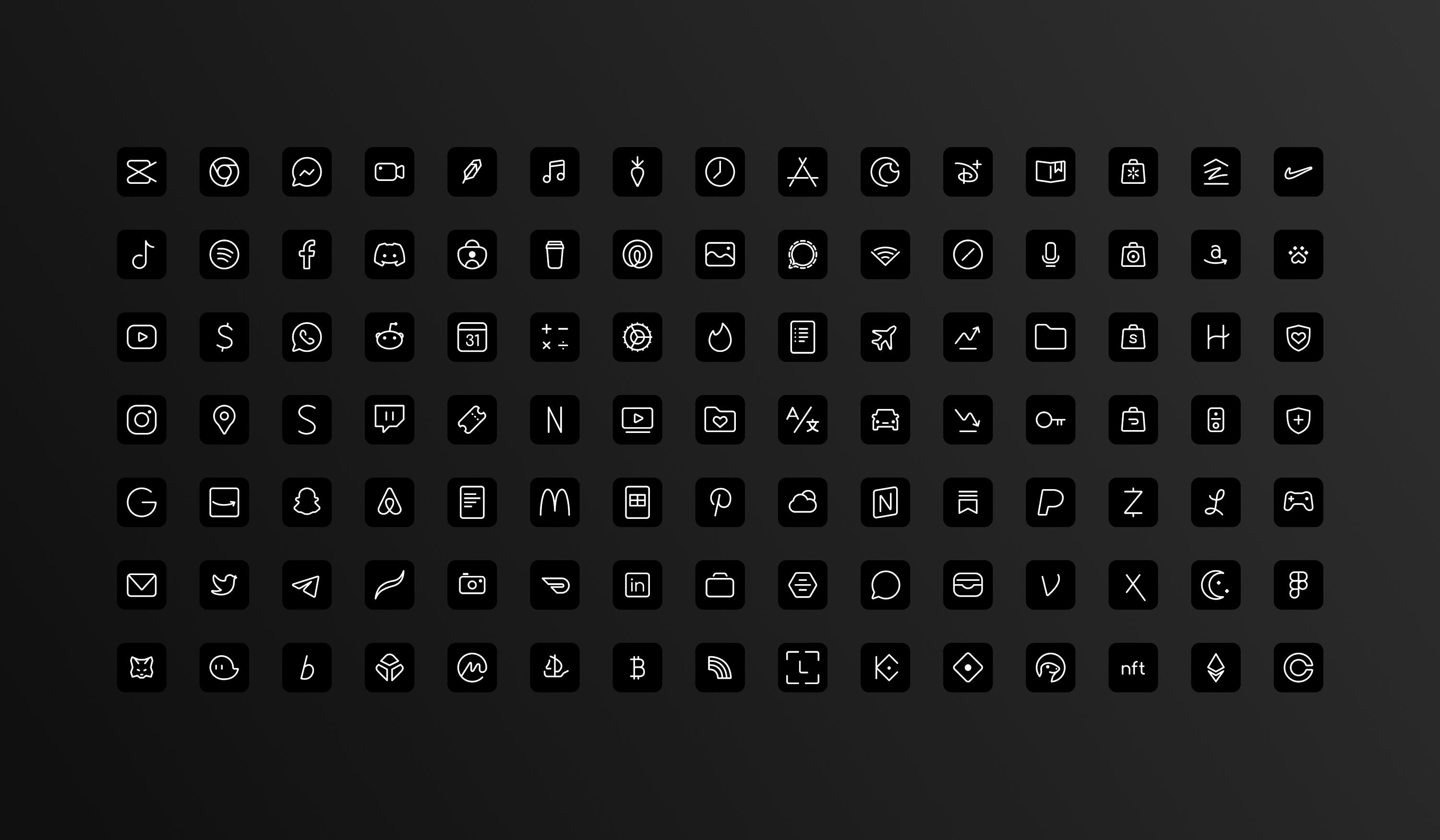 Minimal Ios Icons - Etsy