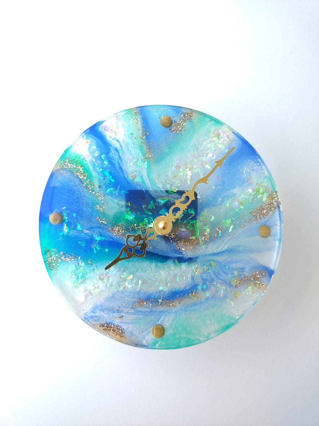 Blue Moon River Clock, Small Wall Clock, 18cm - Etsy
