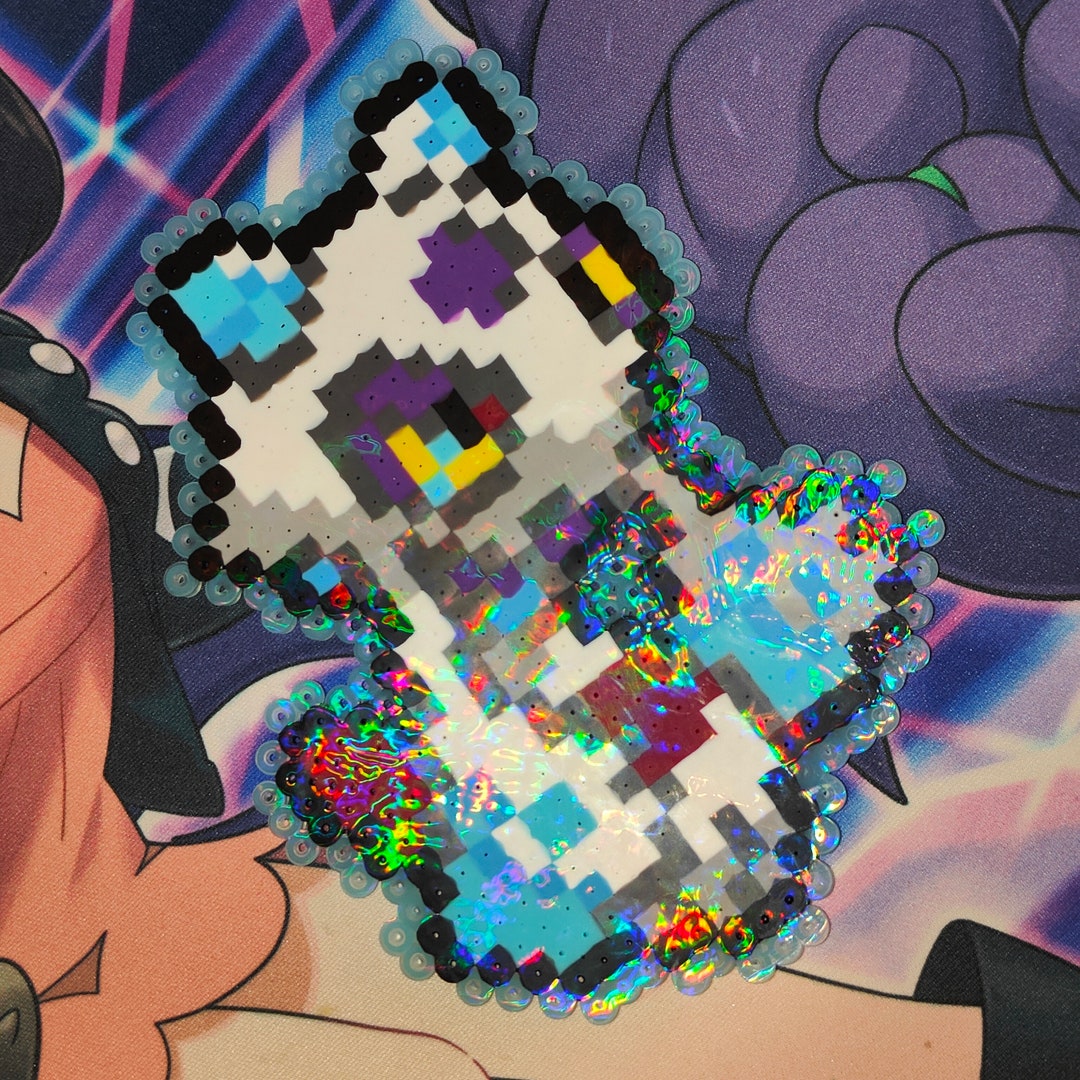 FROSLASS From Pokemon! Dazzling Perler Flat Pixel Melt, Glossy Finish ...